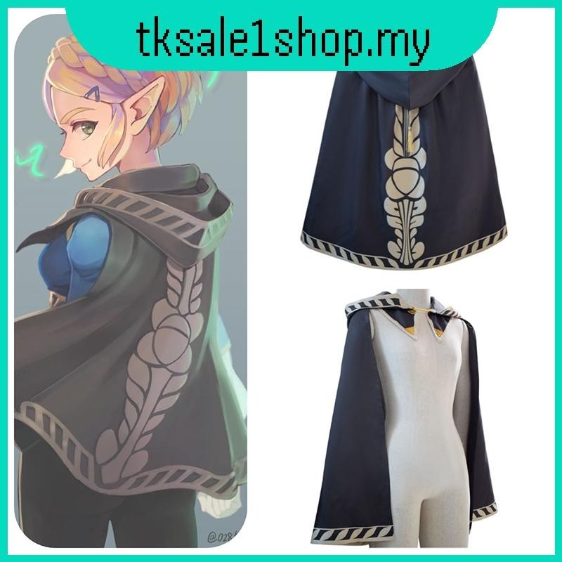 Trendy Of Legend Zelda Cosplay Costume Princess Cloak Link's | Shopee ...