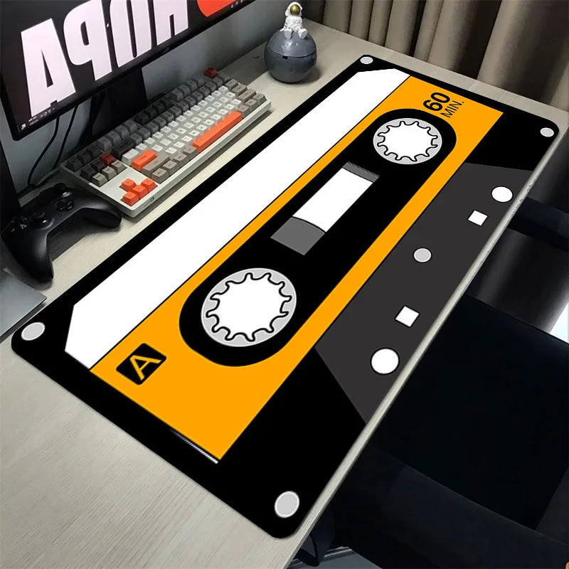 Vintage Cassette Music Tape Computer Mouse Pad Speed Desk Mat Mousepad ...