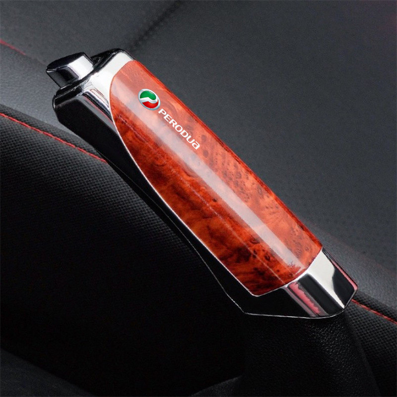 Perodua Car Hand Brake Cover Carbon Fiber Style Car Handbrake Sleeve ...