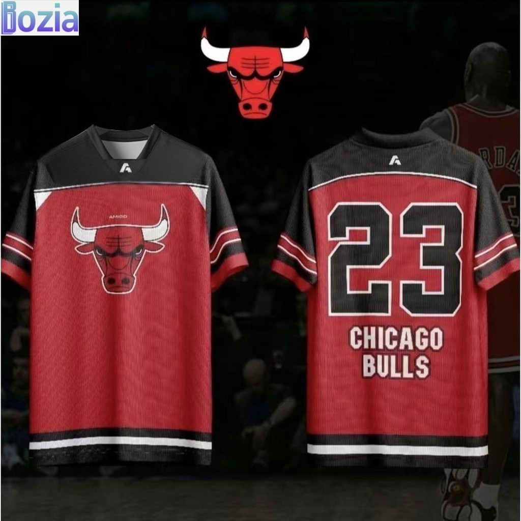 AMIGO NFL PREMIUM JERSEY CHICAGO BULLS COMFORT Sport | Shopee Malaysia
