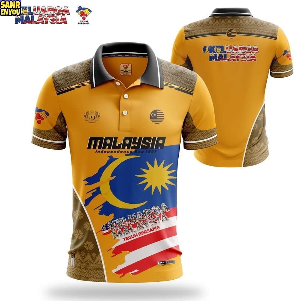 【SAN REN YOU】2024 NEW DESIGN Merdeka 67 Tahun 2024 Sublimation Tshirt ...