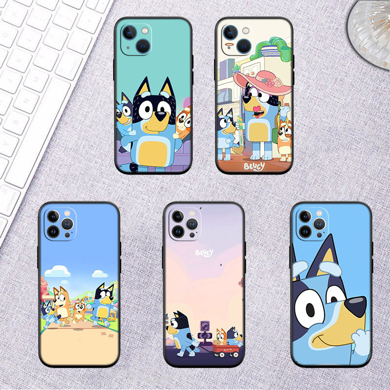 Case for iPhone 15 14 Pro Max Plus BH22 Bluey Cartoon | Shopee Malaysia