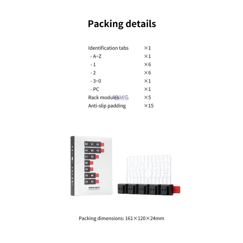 Dspiae Sprue Rack / Runners Stand PT-SR Runner Stand Runner Part Holder ...