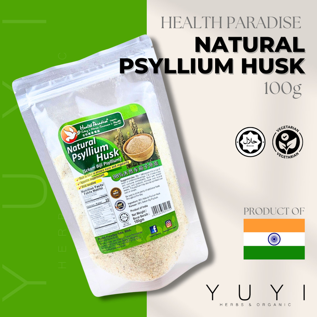 【Health Paradise】Natural Psyllium Husk - 100g | Shopee Malaysia