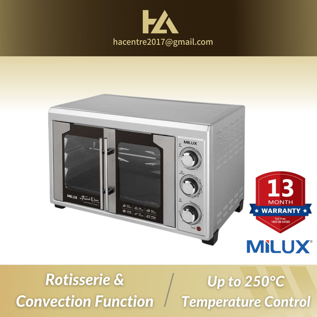 Milux 45L Electric Oven (French Door) MOT45FD | Shopee Malaysia