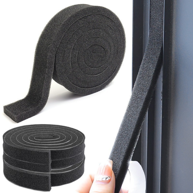 Sponge Doors Windows Sealing Strip - Self Adhesive Seal Bar Tape ...