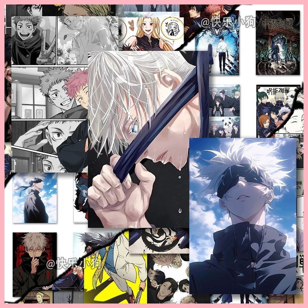 [GUYN] Stickers Jujutsu Kaisen (54 Sheets) Gojo Satoru Cartoon Anime ...
