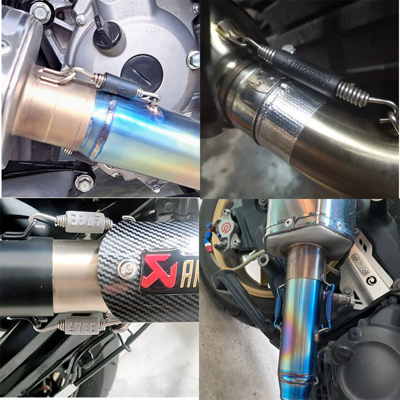 Stainless Steel Motorcycle Exhaust Pipe Mounting Springs Swivel Springs ...