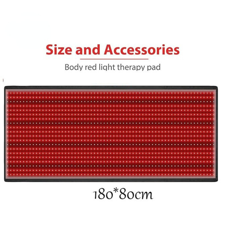 1280pcs LEDS Red Light Therapy Mat Full Body Pain Relief Physiotherapy ...