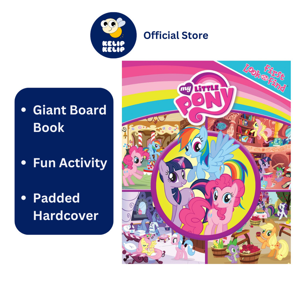 My Little Pony First Look & Find Activity Book For Kids To Learn About ...