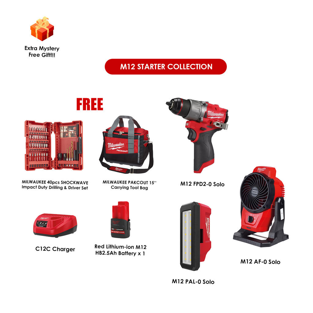 MILWAUKEE Combo Collection M12 Combo M18 Combo Essential Combo ...