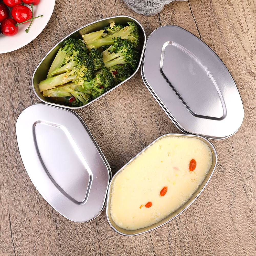 1/3 Pcs Kitchen Stainless Steel Vegetable Steaming Bowl - Meat Fresh ...