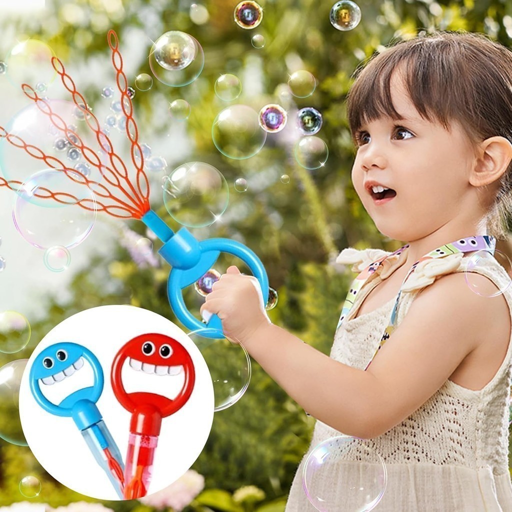 32 Holes Bubble Stick Blow Bubble Wand 5 In 1 Bubble Blowing Stick for ...