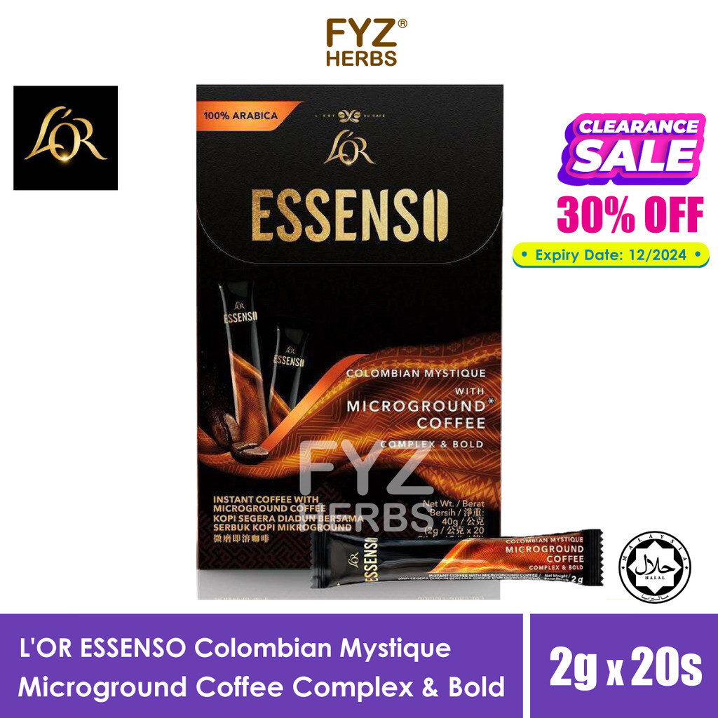 L'OR ESSENSO Colombian Mystique with Instant Microground Coffee ...