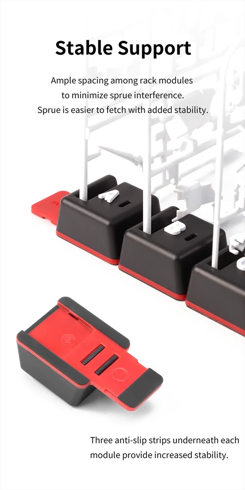 DSPIAE PT-SR Sprue Rack Modeling Board Organizer Combinatorial Quick ...