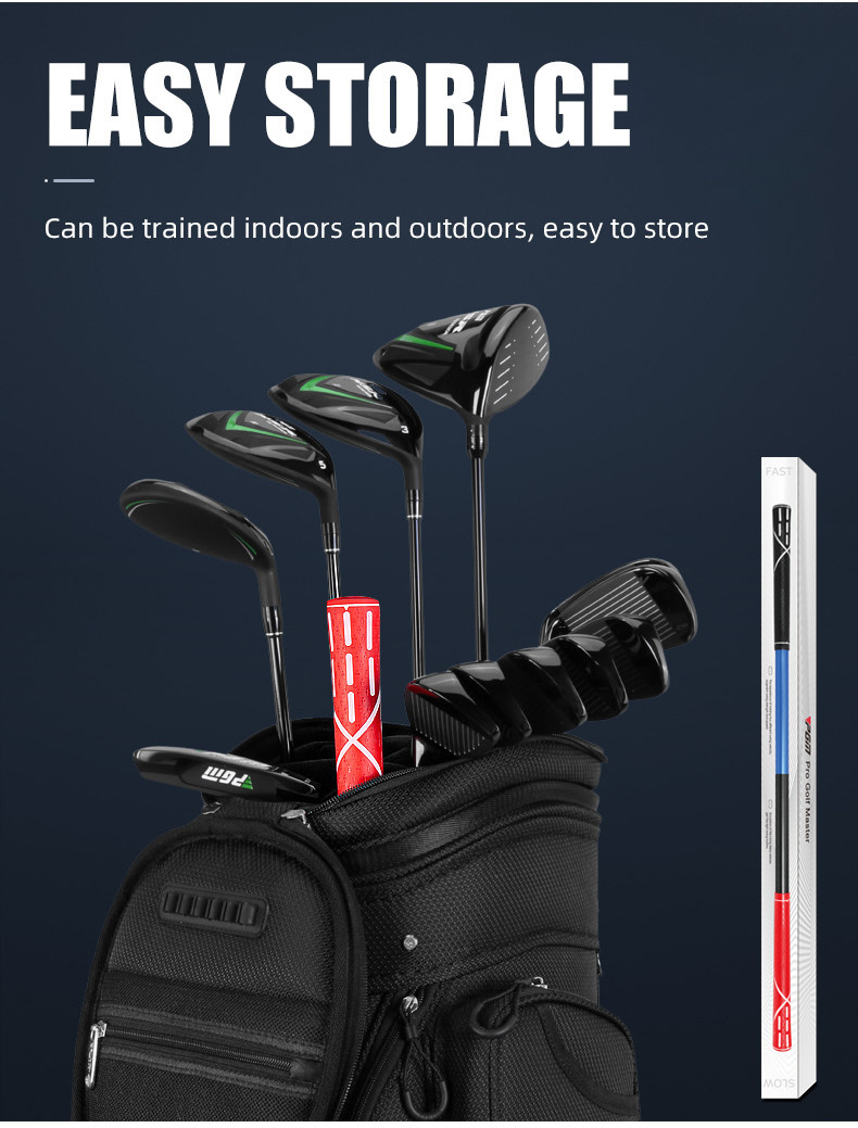 PGM Golf Swing Trainer Club Adjustable Magic Impact Stick Beginner ...