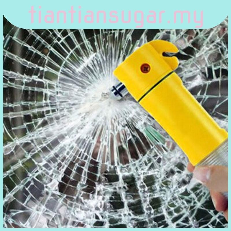 4in1 Safety Multi-function Emergency Window Break Car Led Hammer ...