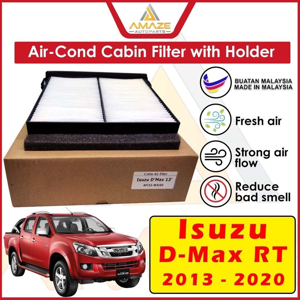Air-Cond Cabin Filter with holder for Isuzu D-Max / Dmax RT (2013-2020 ...