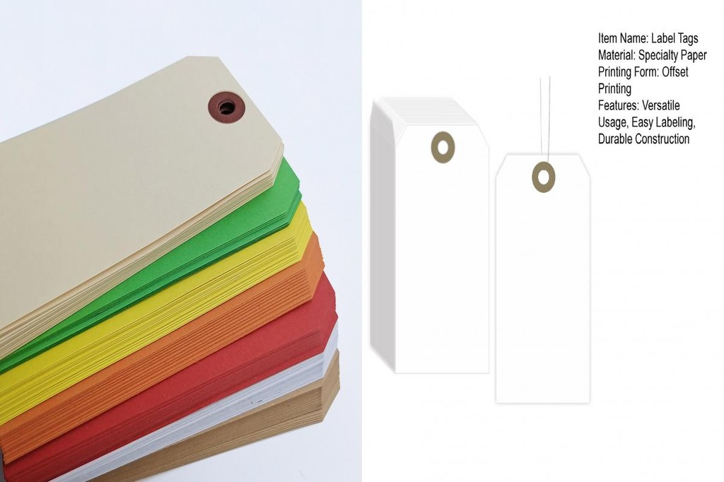 CHEER Professional Appearance Labels Shipping Label Tags 100pcs Blank ...