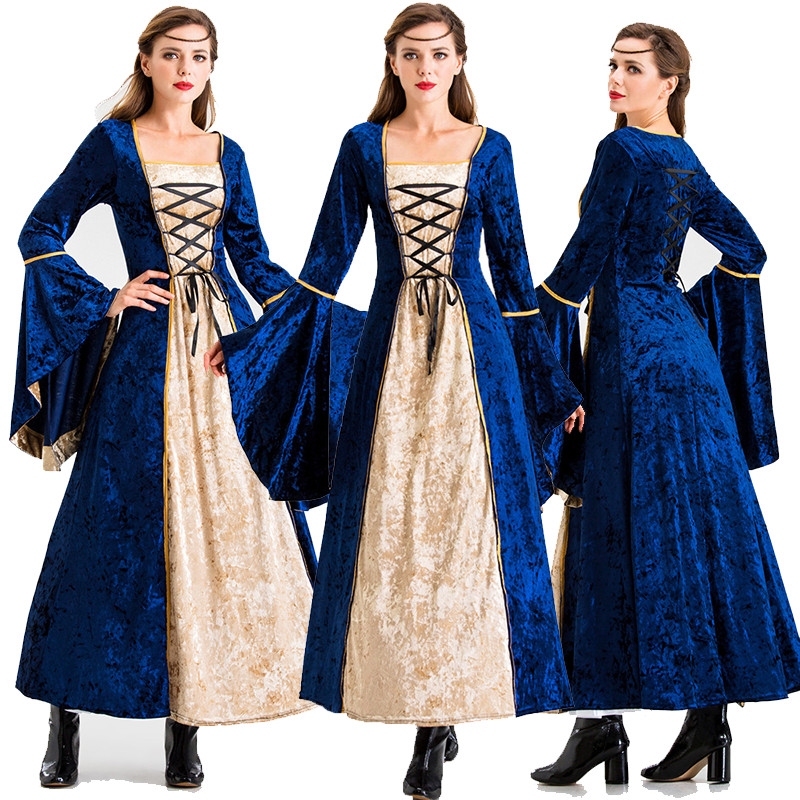 MYLITTLELASS Medieval Renaissance Gothic Retro Women Vintage Costume ...