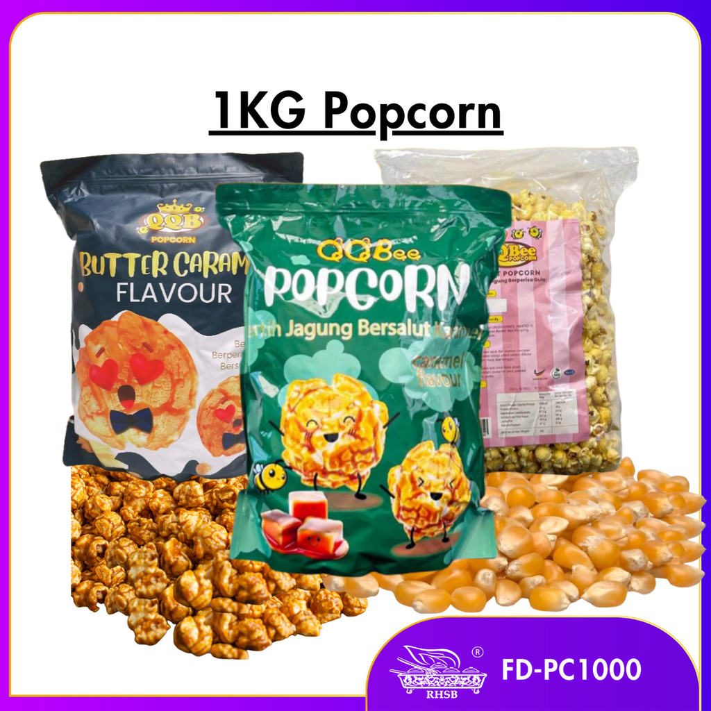 [READYSTOCK]‼️ 1KG CARAMEL POPCORN DOORGIFT /GOODIES TERMURAH / 100% ...