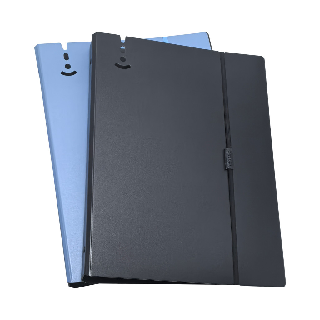 Long 3 Ring Binder Folder Flexible Round Binder File Clip Thick Folder ...