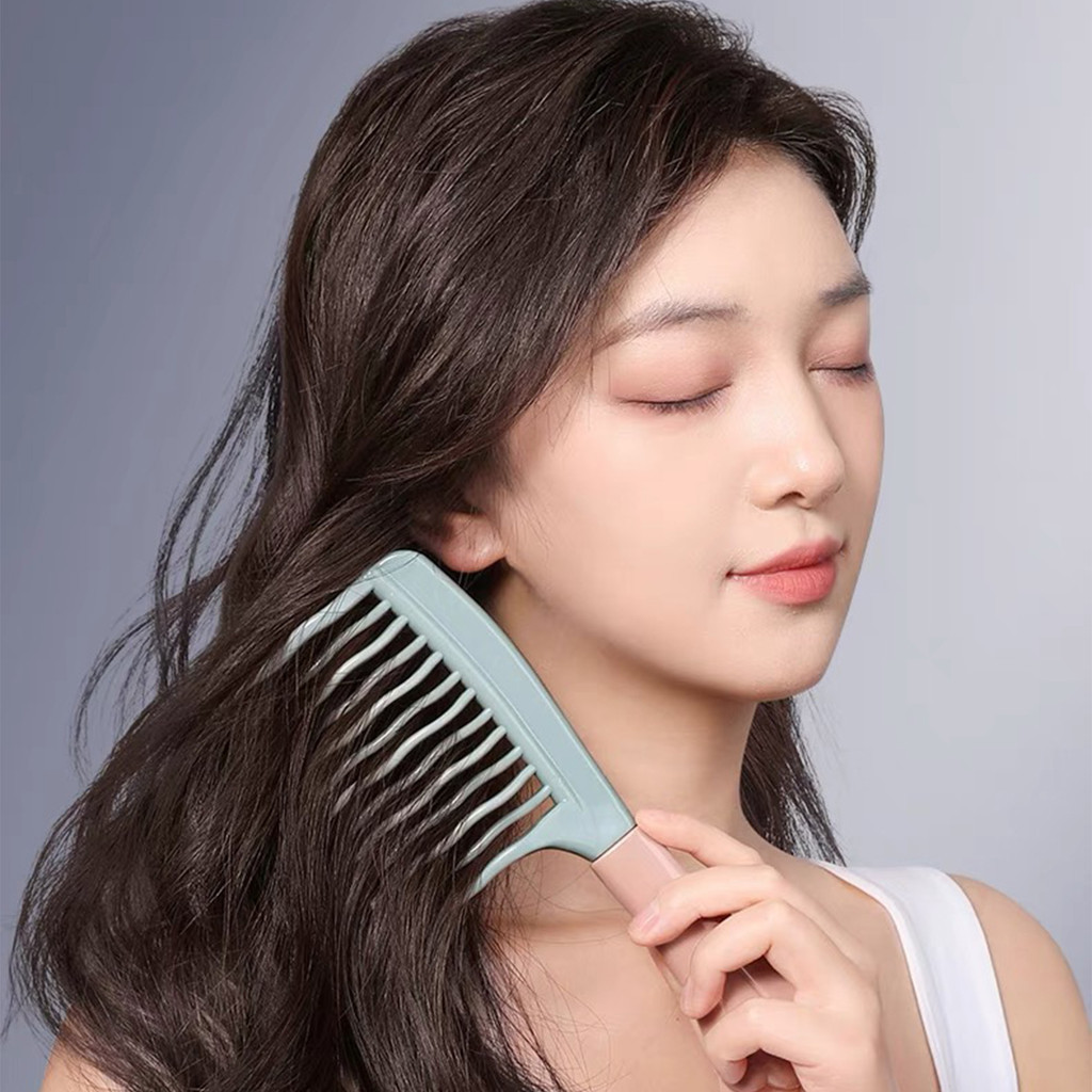 Women Fluffy Hair Root Curling Hairstyle Comb - No Trace Double Row ...