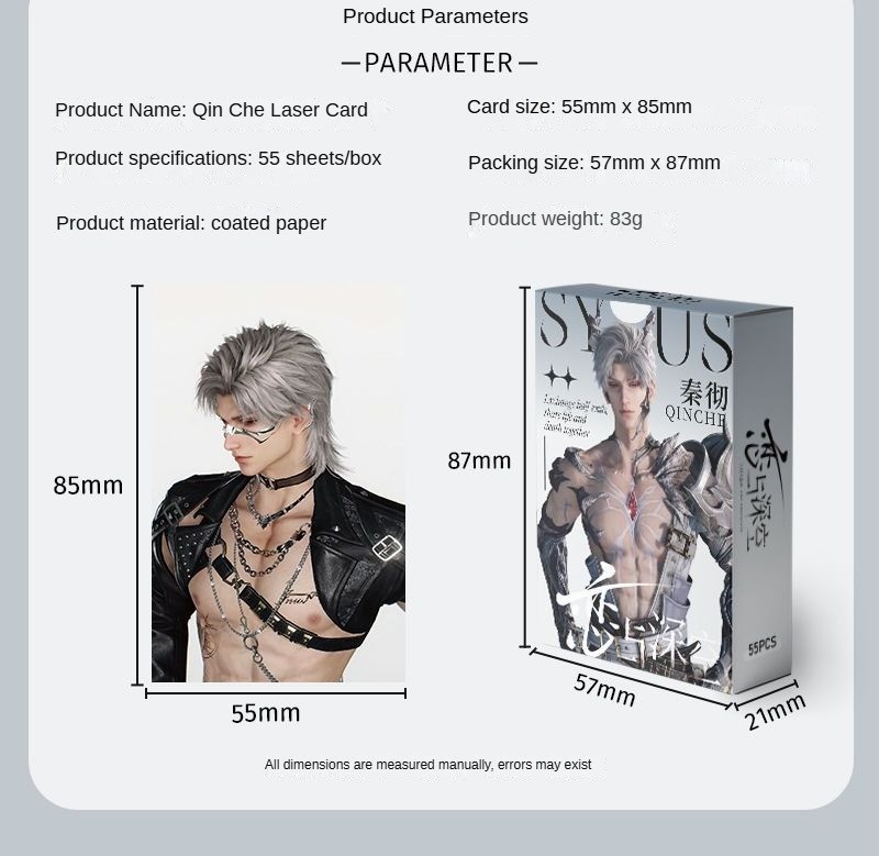 Love and Deepspace Sylus Caleb Xavier Zayne Rafayel Holographic Card ...