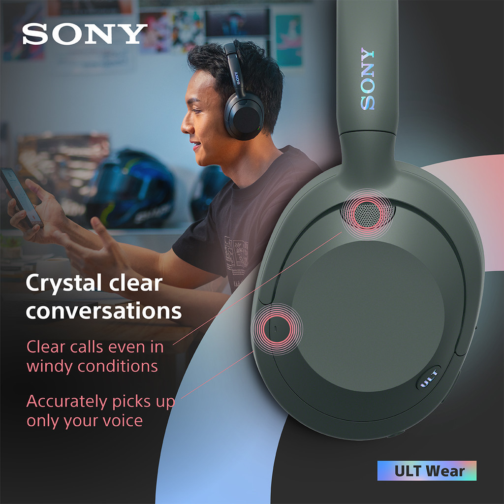 Sony ULT Wear ULT-900N Noise Cancelling Over Ear Headphones LDAC DSEE ...