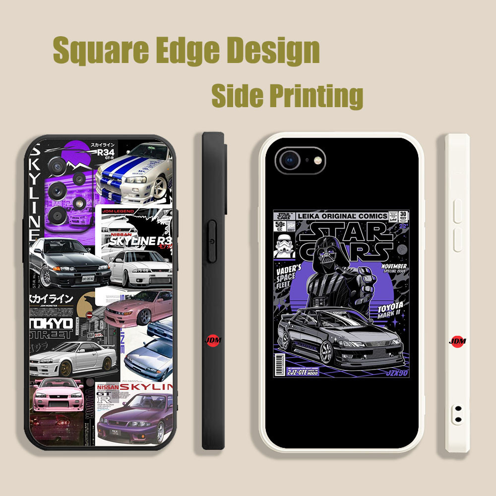 Casing For Redmi Note 10 11 11s 10T Pro Prime Max 9T 10C JDM Racing car ...