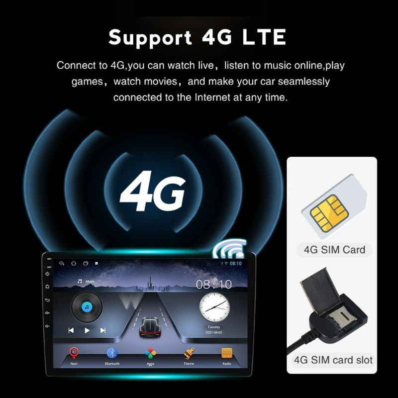 Ts10 Uis7862 8 128g Evean Car Android Player 9 10 Inch Octa Core Car