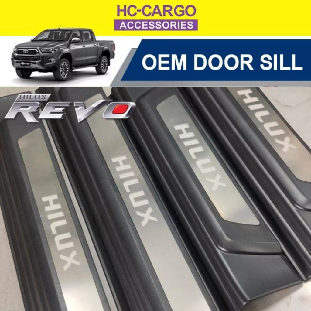 Hc Cargo Toyota Hilux Revo Rogue Rocco 2016 - 2023 Door Side Sill Plate ...