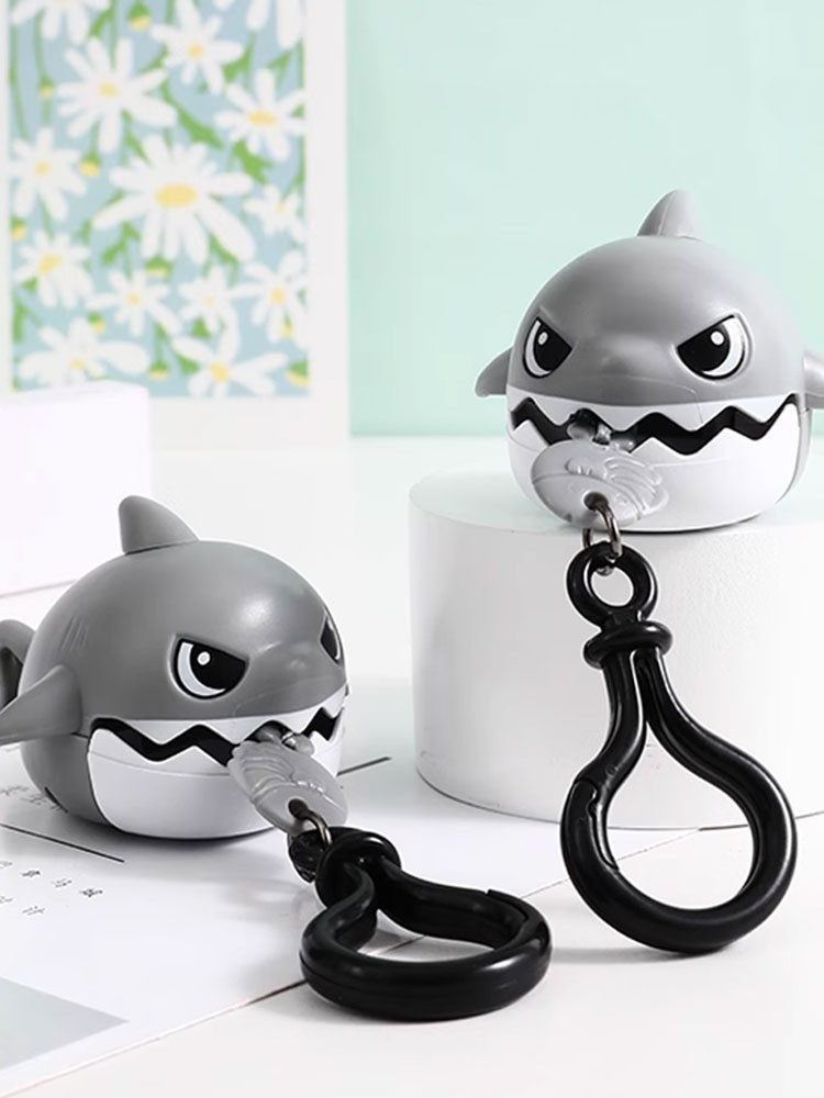Pull Line Bite Teeth Small Shark Cartoon Portable Pendant Send Friends ...