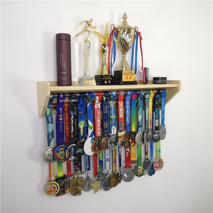 Medal Display Stand Trophy Keep Medal Wall Display Box Storage Rack ...