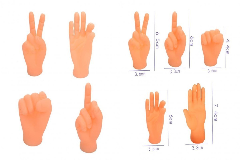 Finger Puppets for Kids 6 Pack Cute Finger Puppets Realistic Mini Hands ...