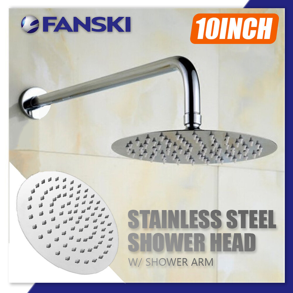 SH-201270RD 10” Stainless Steel Shower Head Rainfall Shower Head Ultra ...
