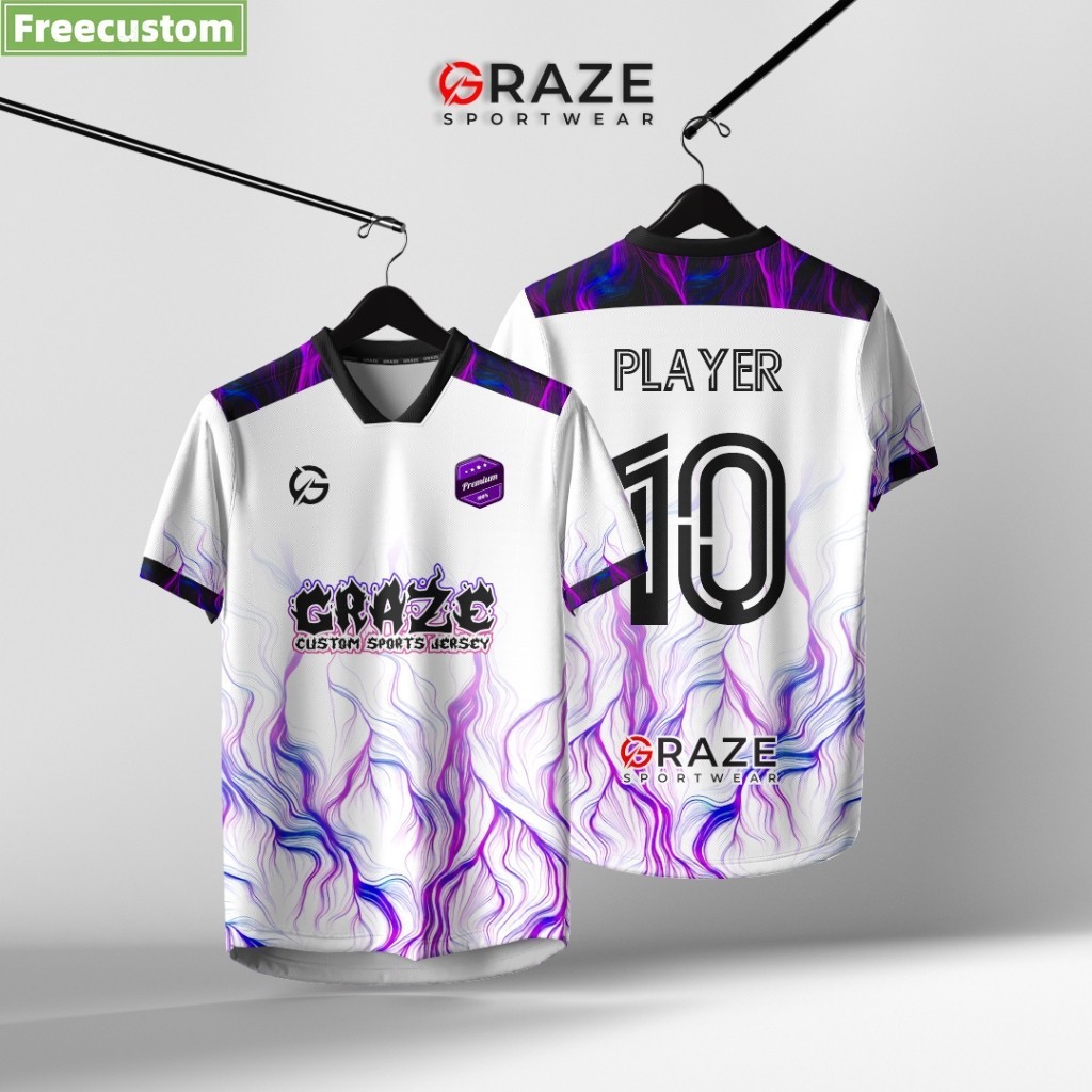 (READY STORK) Jersey Custom Name 2024 New Football Jersey Design baju ...