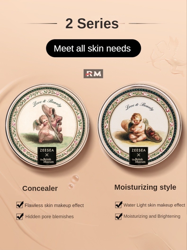 ZEESEA BB Cream Air Cushion Foundation Long Lasting Concealer Waterproof moisturizing isolation ...