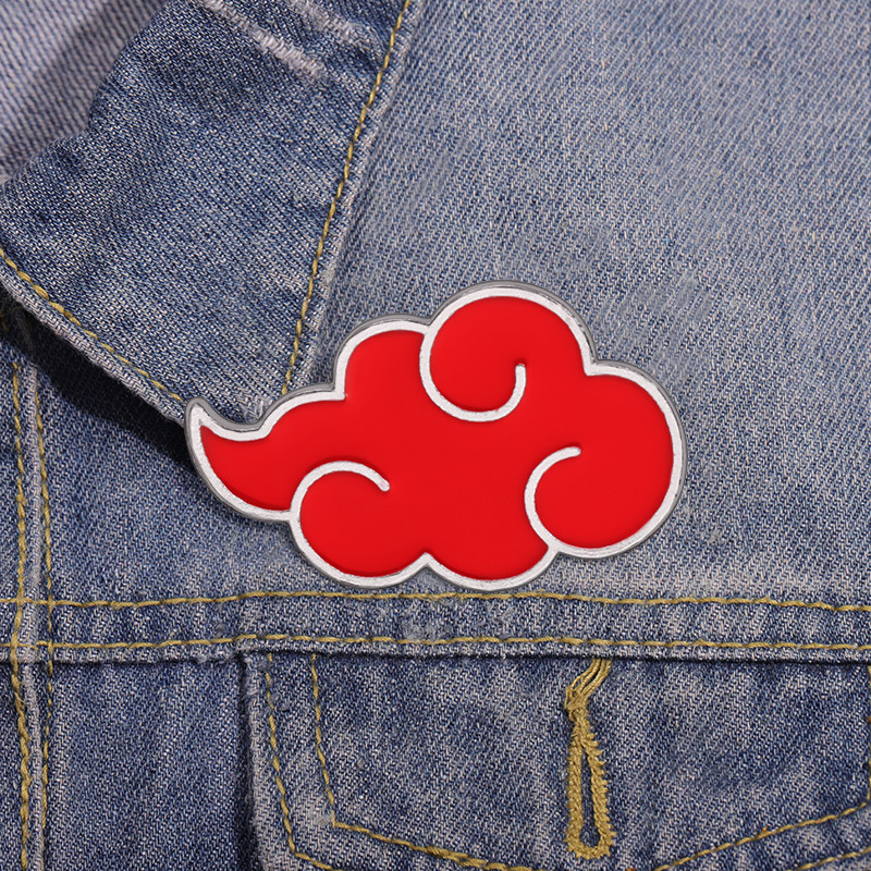 Naruto Akatsuki Brooch Pin Konoha Village Ninja Uzumaki Uchiha ...