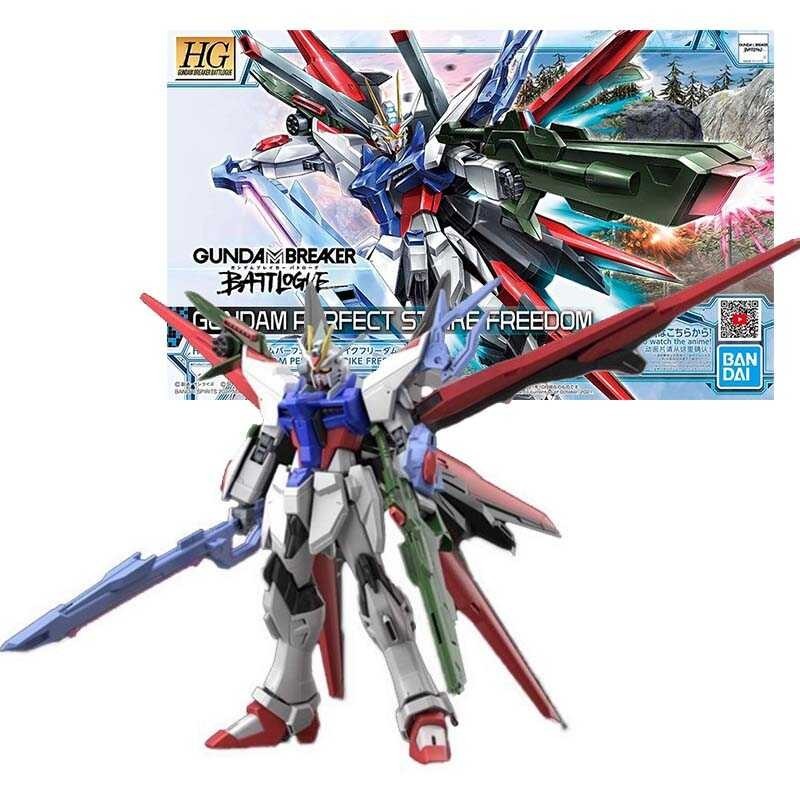 Bandai am Model Kit Anime Figures HG Perfect Strike Freedom Mobile Suit ...