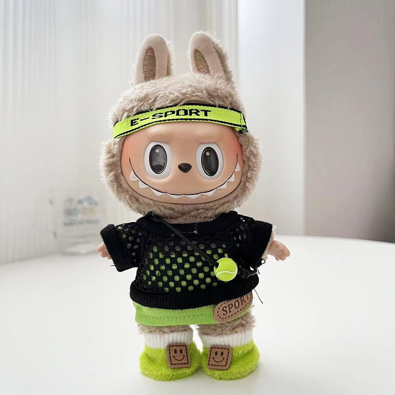 【Only clothes】[for 17cm labubu] labubu Clothes/labubu Tennis Jersey ...
