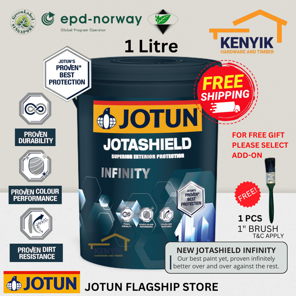 JOTUN 1L Jotashield Infinity (Exterior) | Shopee Malaysia