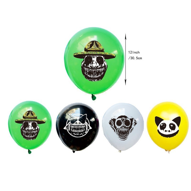 Zoonomaly Game Theme Party Needs Decoration Cartoon Smiley Face Human ...