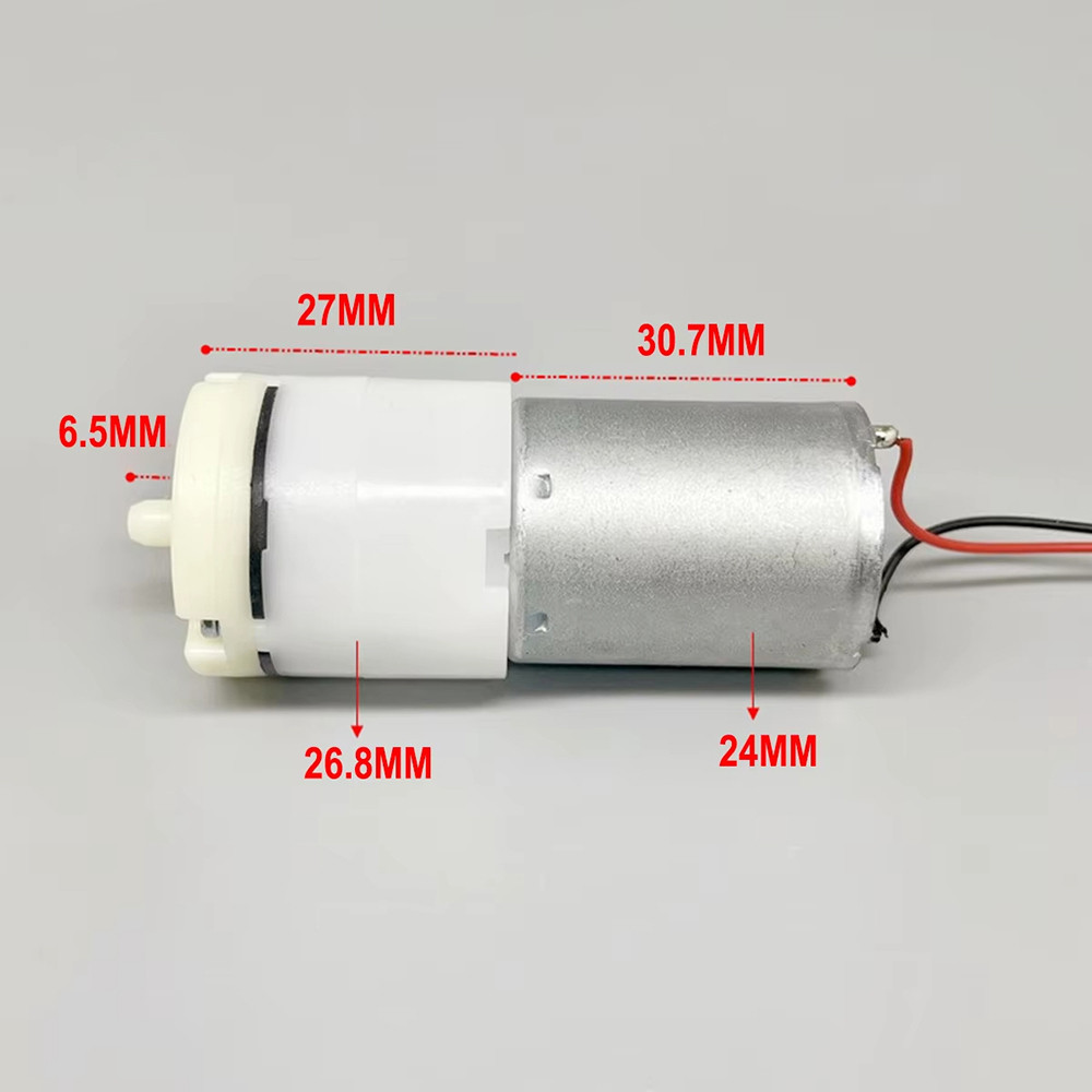 DC 3V 3.7V 5V 6V 12V Micro Mini 370 Motor Diaphragm Air Pump Vacuum Pump Negative Pressure ...