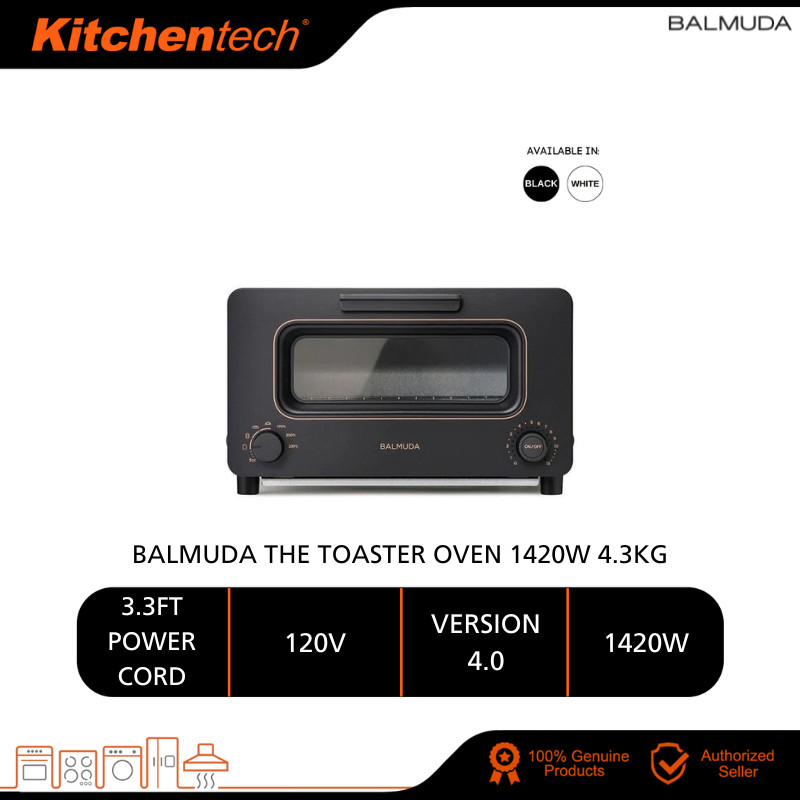 Balmuda The Toaster Oven 1420W 4.3kg Black/White K11E-BK/K11E-WH ...
