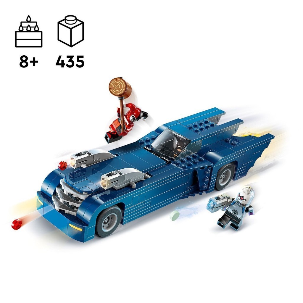 LEGO 76274 DC Super Heroes Batman with the Batmobile vs. Harley Quinn ...