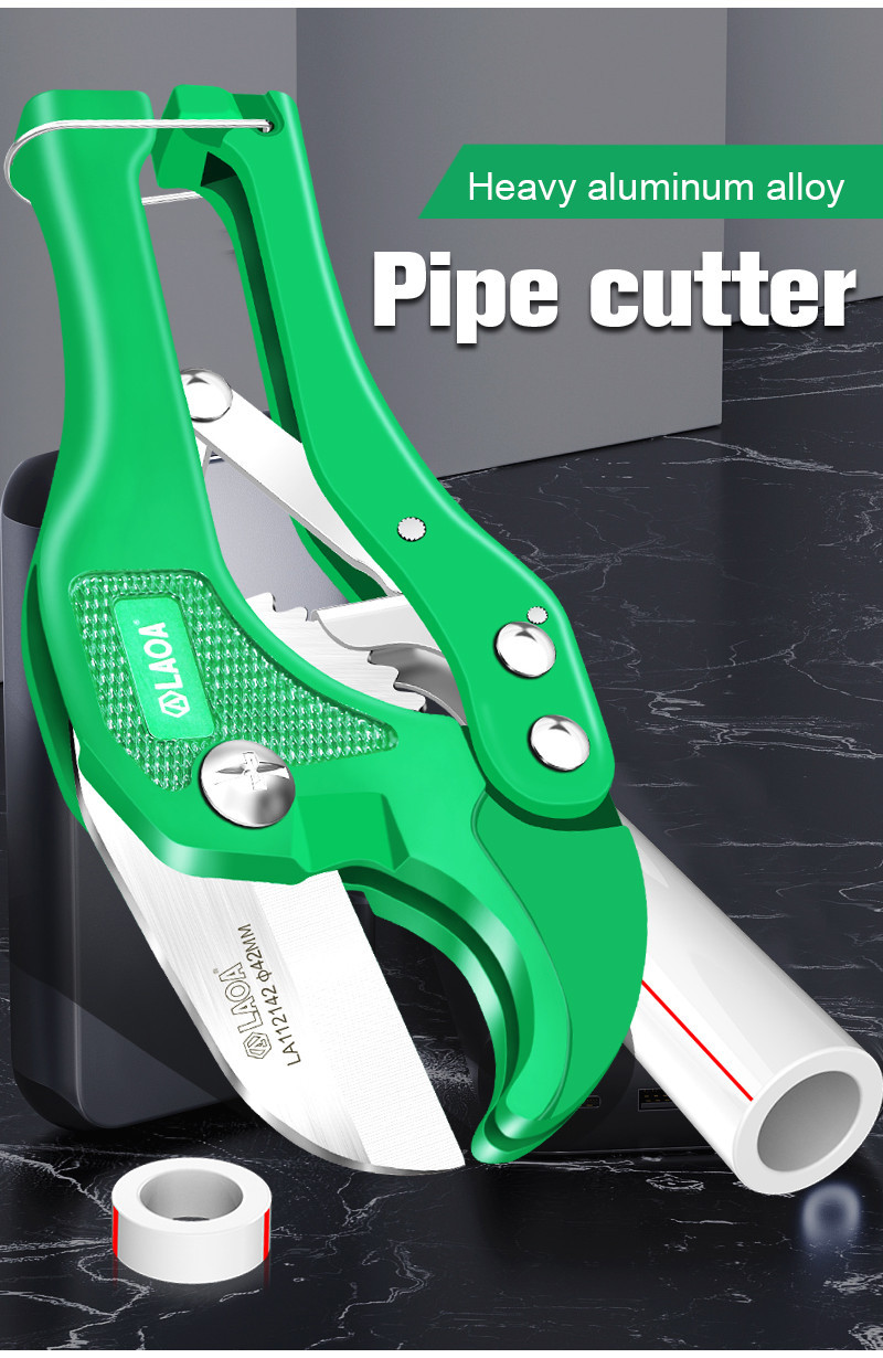 LAOA PVC Pipe Cutter Professional Aluminum Alloy Body Tube Cutting ...