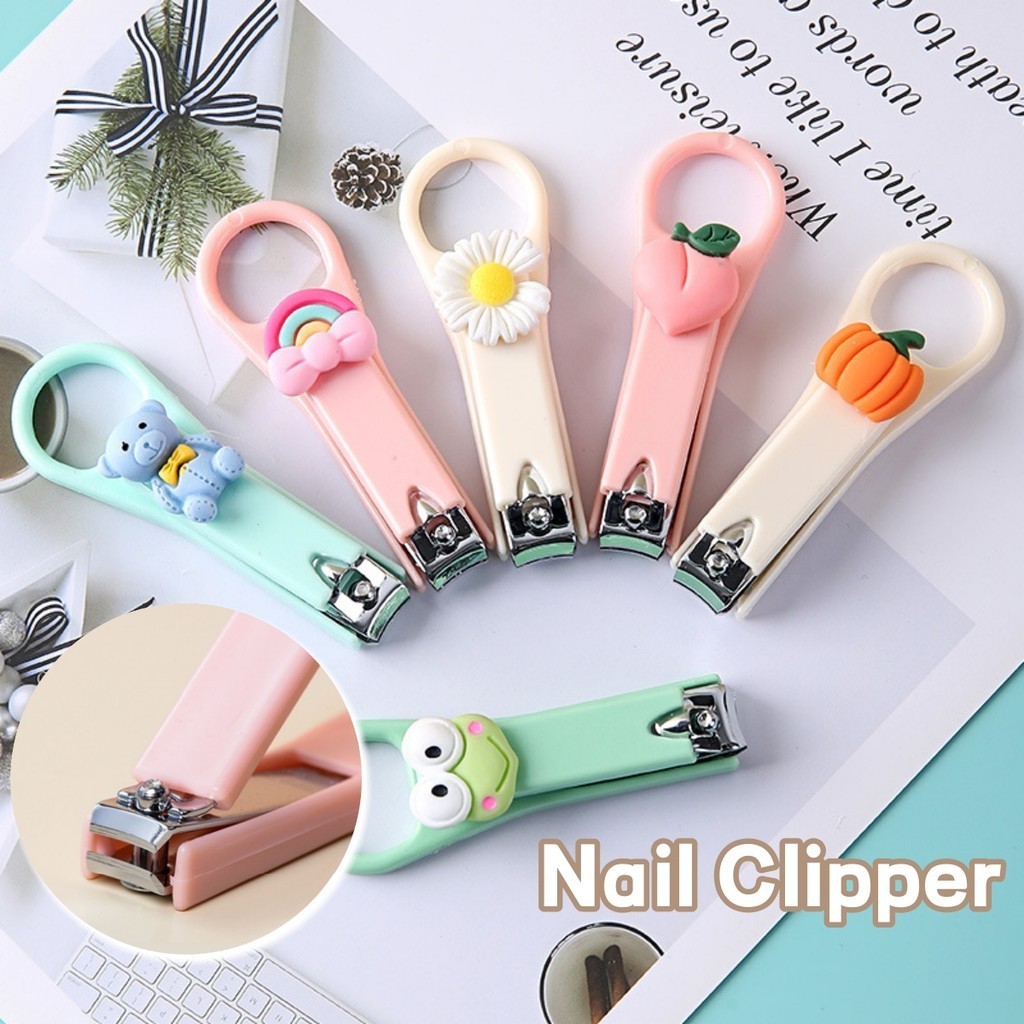 3D Cute Cartoon Nail Clipper Stainless Steel Anti Slip Mini Nails ...