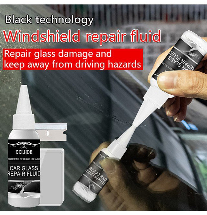 Quick Fix Glass crack repair Windshield repair kit Glass crack repair ...