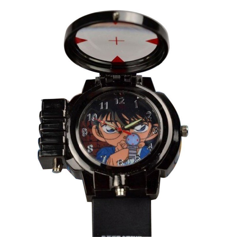 Detective Conan Kids Watch Laser Children's Cartoon Watch Waterproof ...
